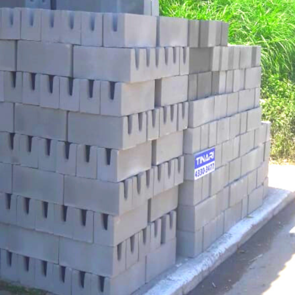 Bloco de concreto aparente vedação e estrutural - Blocos ABCD