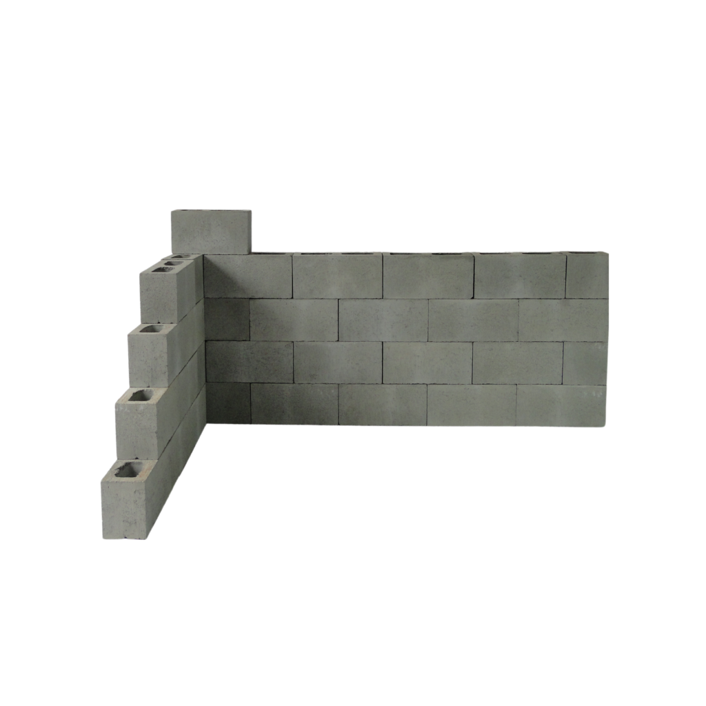 Bloco de concreto estrutural aparente - Blocos ABCD